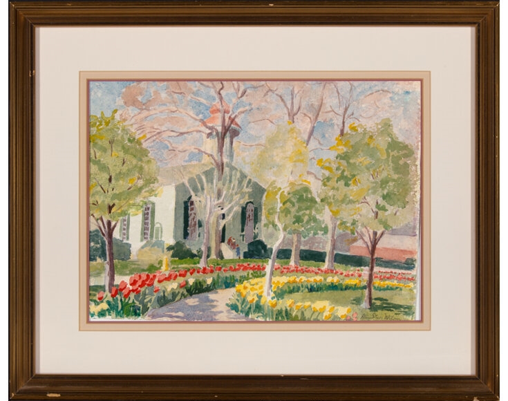 Alice Steer Wilson | The Welcome Center (1985) | MutualArt