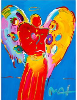 Peter Max | Angel with Heart | MutualArt