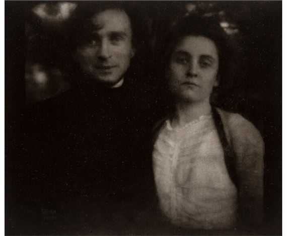 Edward Steichen | Steichen and Wife on Their Honeymoon, Lake George ...