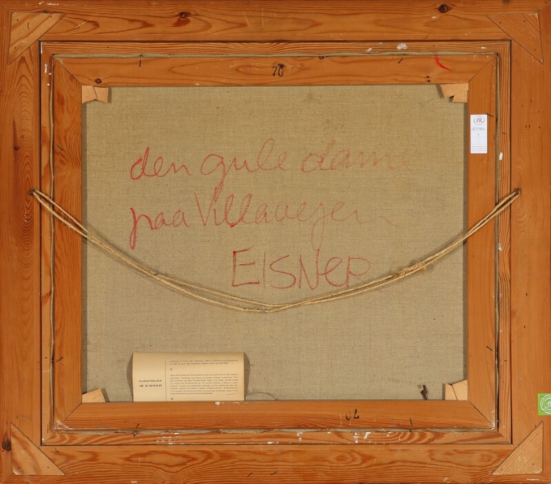 Ib Eisner | “Den gule dame på villavejen” | MutualArt