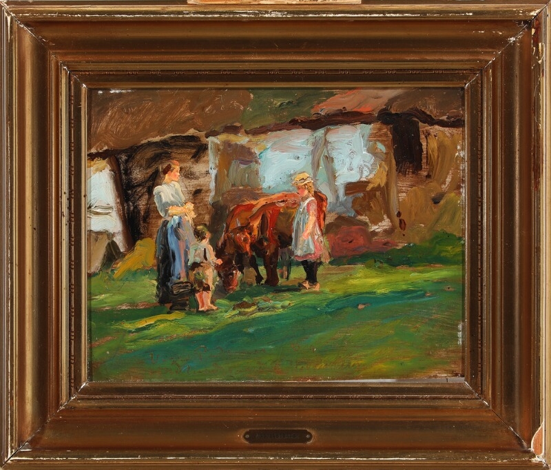 Viggo Christian Frederik Vilhelm Pedersen | The calves gets admired ...