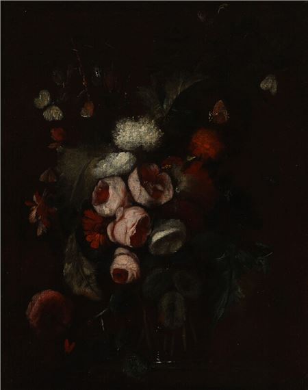 Rachel Ruysch | A still life with flowers and butterflies | MutualArt