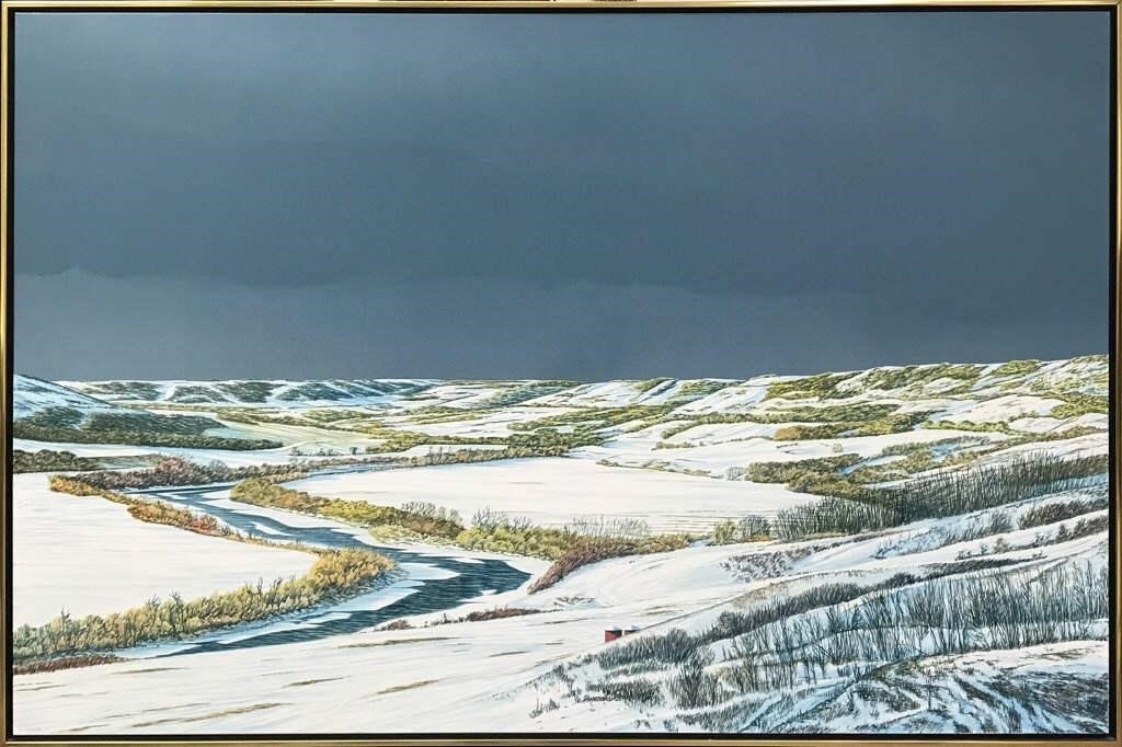 William H. Webb | Open Water Battle River (Circa 1992) | MutualArt