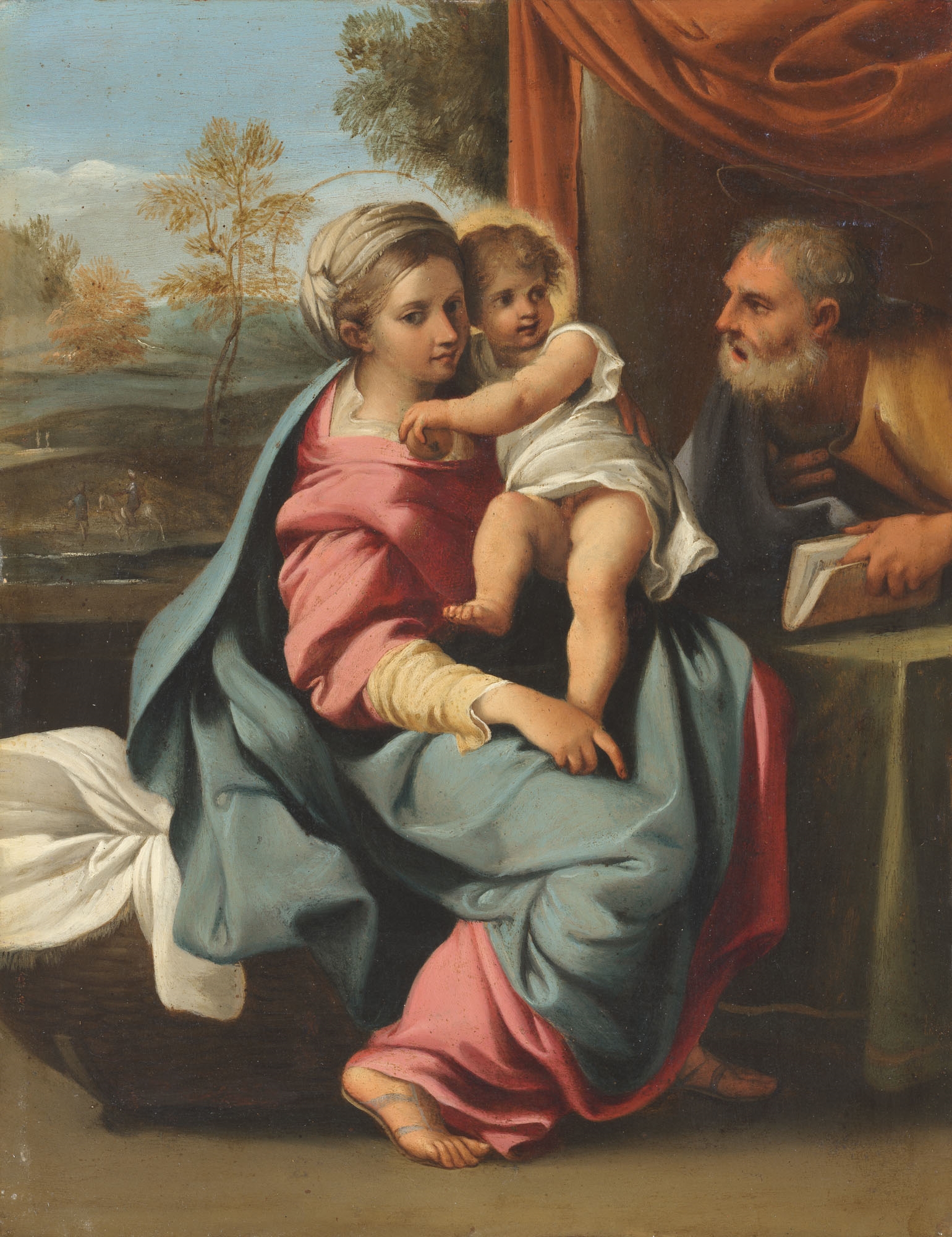 Antonio Carracci | The Holy Family | MutualArt