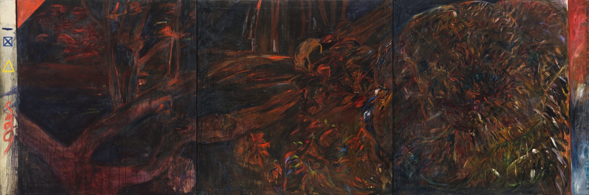 Pat Steir | Pink Chrysanthemum (1984) | MutualArt