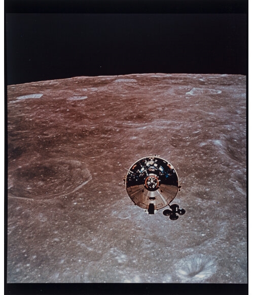 NASA | Aldrin Descends Lunar Module Ladder; Lunar Module in Space; and ...