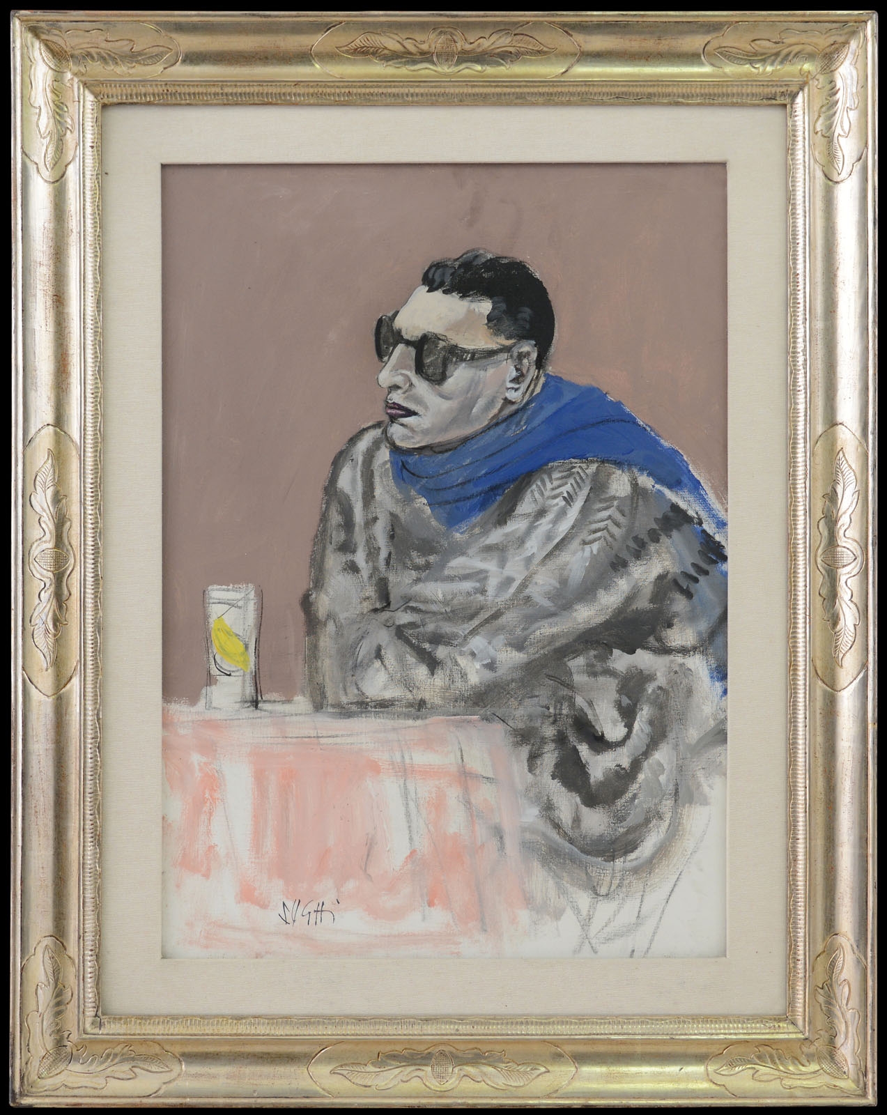 Alberto Sughi | Al tavolo da Canova (1986) | MutualArt