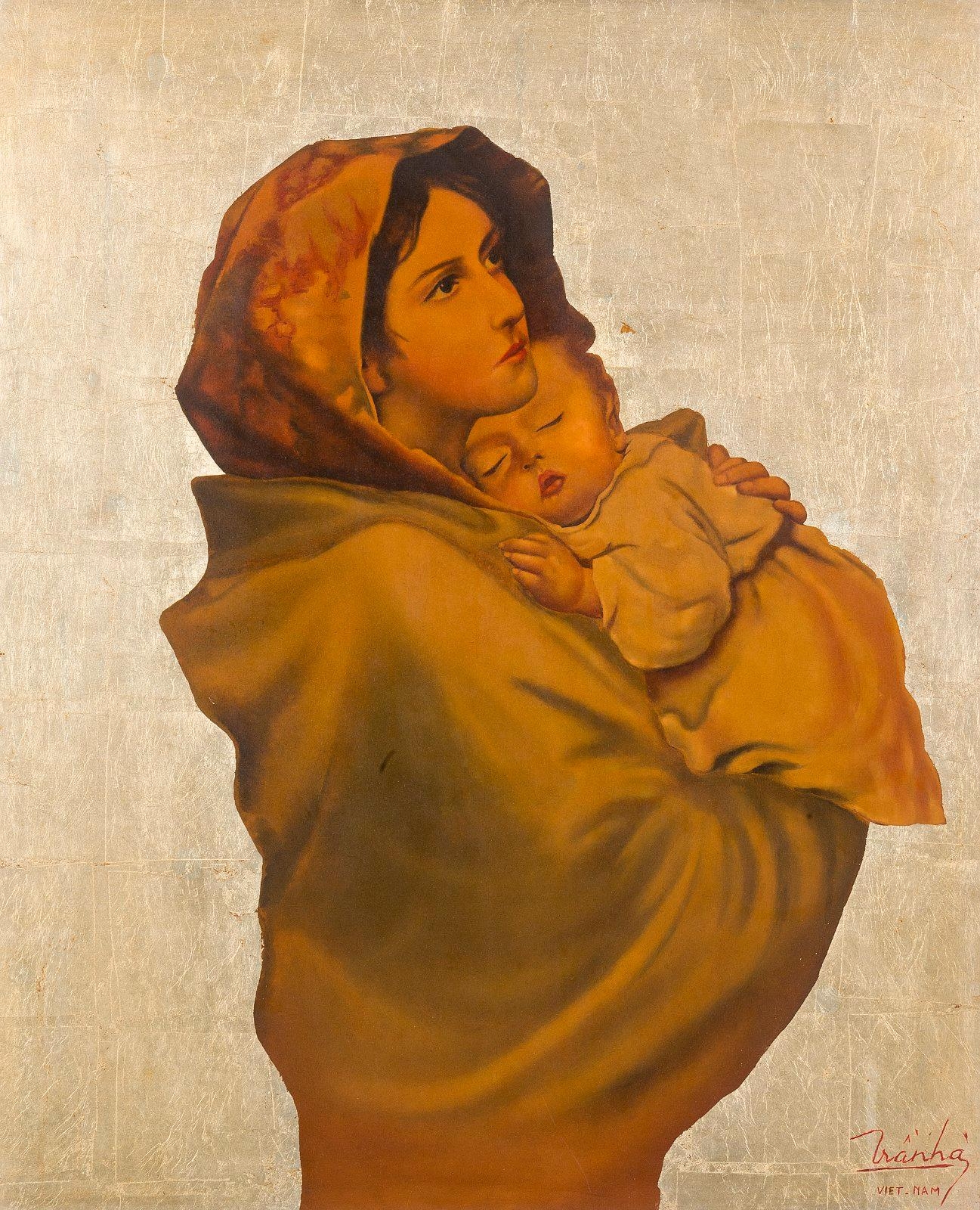 Tran Van Ha | The Virgin and Child (Circa 1954) | MutualArt