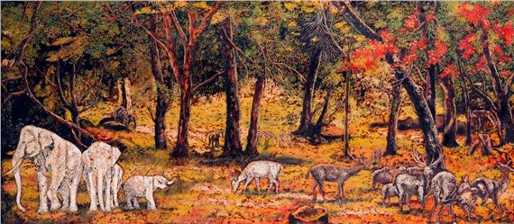 Tran Van Ha | Animals in the forest | MutualArt
