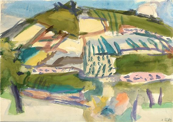Erich Hartmann | Landscape (1959) | MutualArt