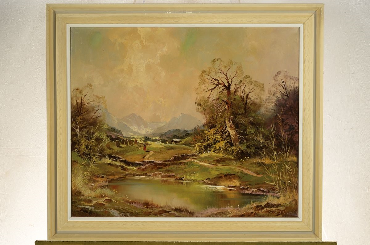 Hermann Haller | Mountainous landscape | MutualArt