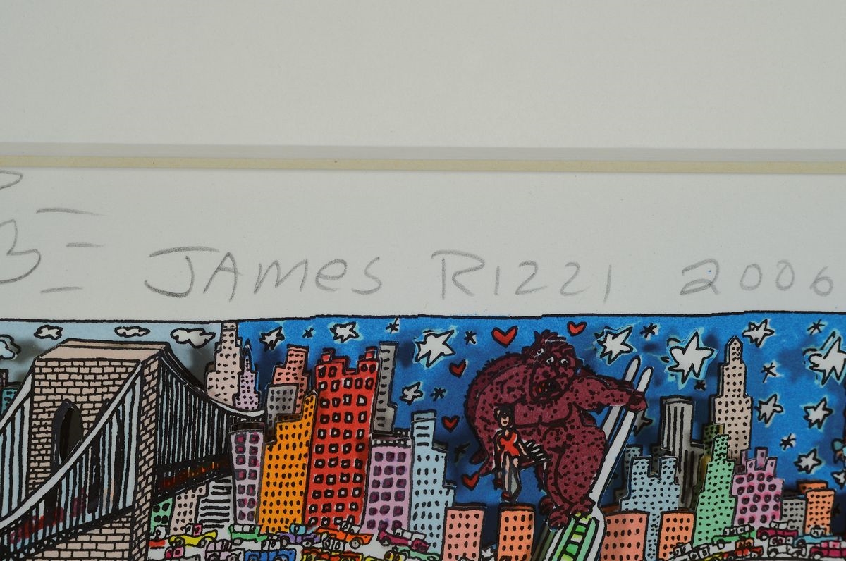 James Rizzi | New YorkCity-Highway To The Sky (2006) | MutualArt