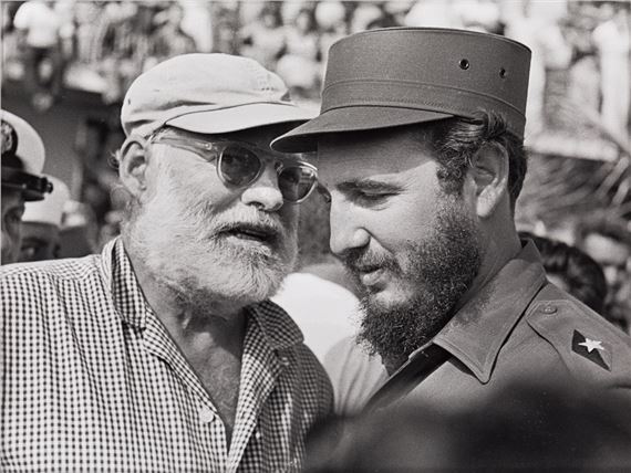Osvaldo Salas | Con Hemingway (Fidel Castro with Ernest Hemingway ...