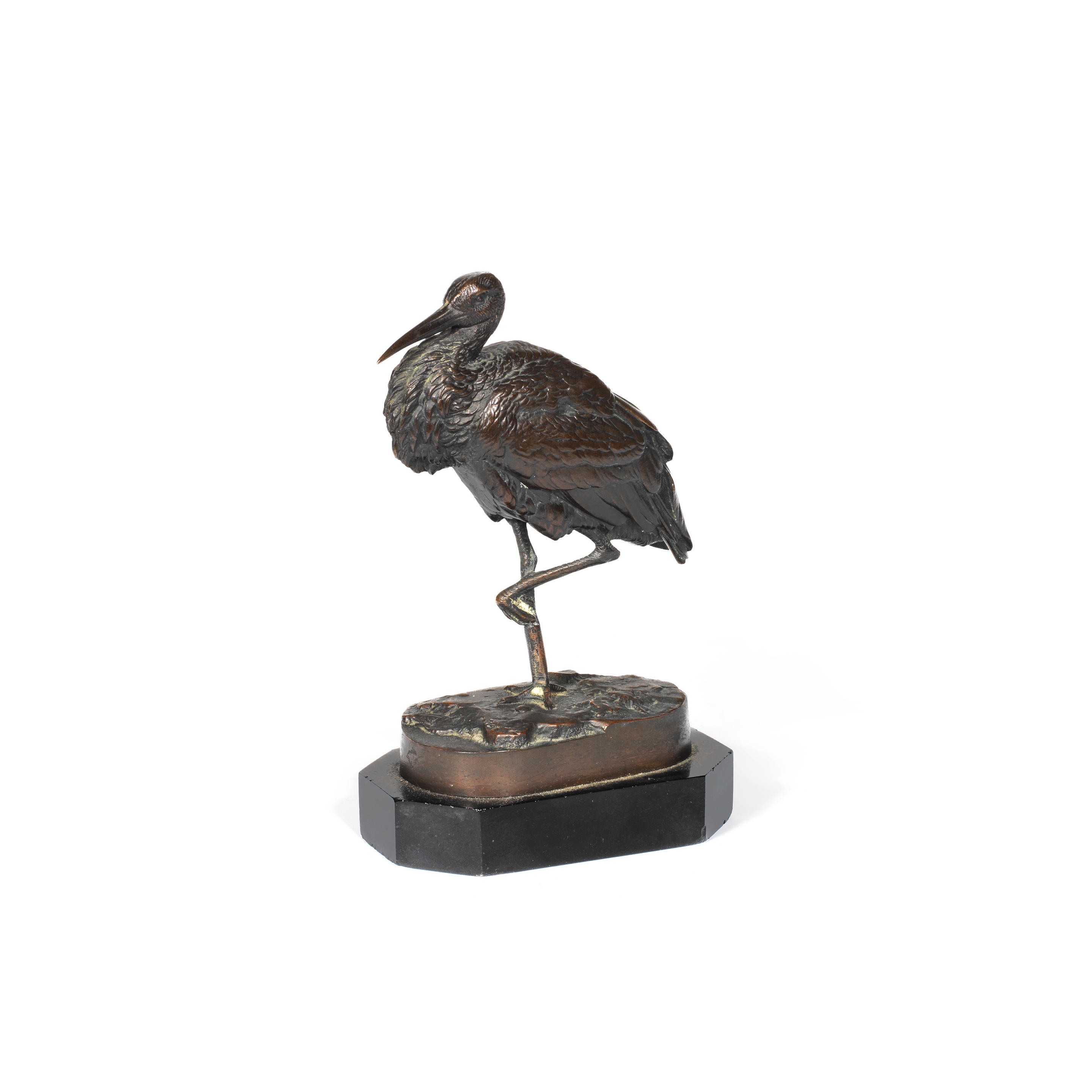 Alfred Jacquemart | A bronze model of a stork | MutualArt