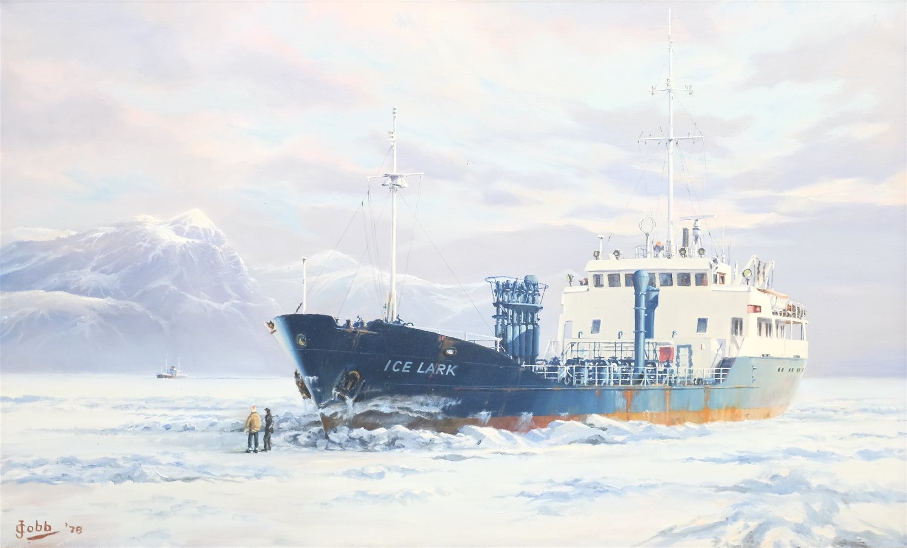 John Woodman Cobb | 'Ice Lark' in Arctic Waters (1978) | MutualArt