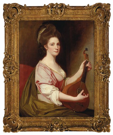 Romney George | Portrait of Mrs. Henrietta Smith (1735-1795), three ...