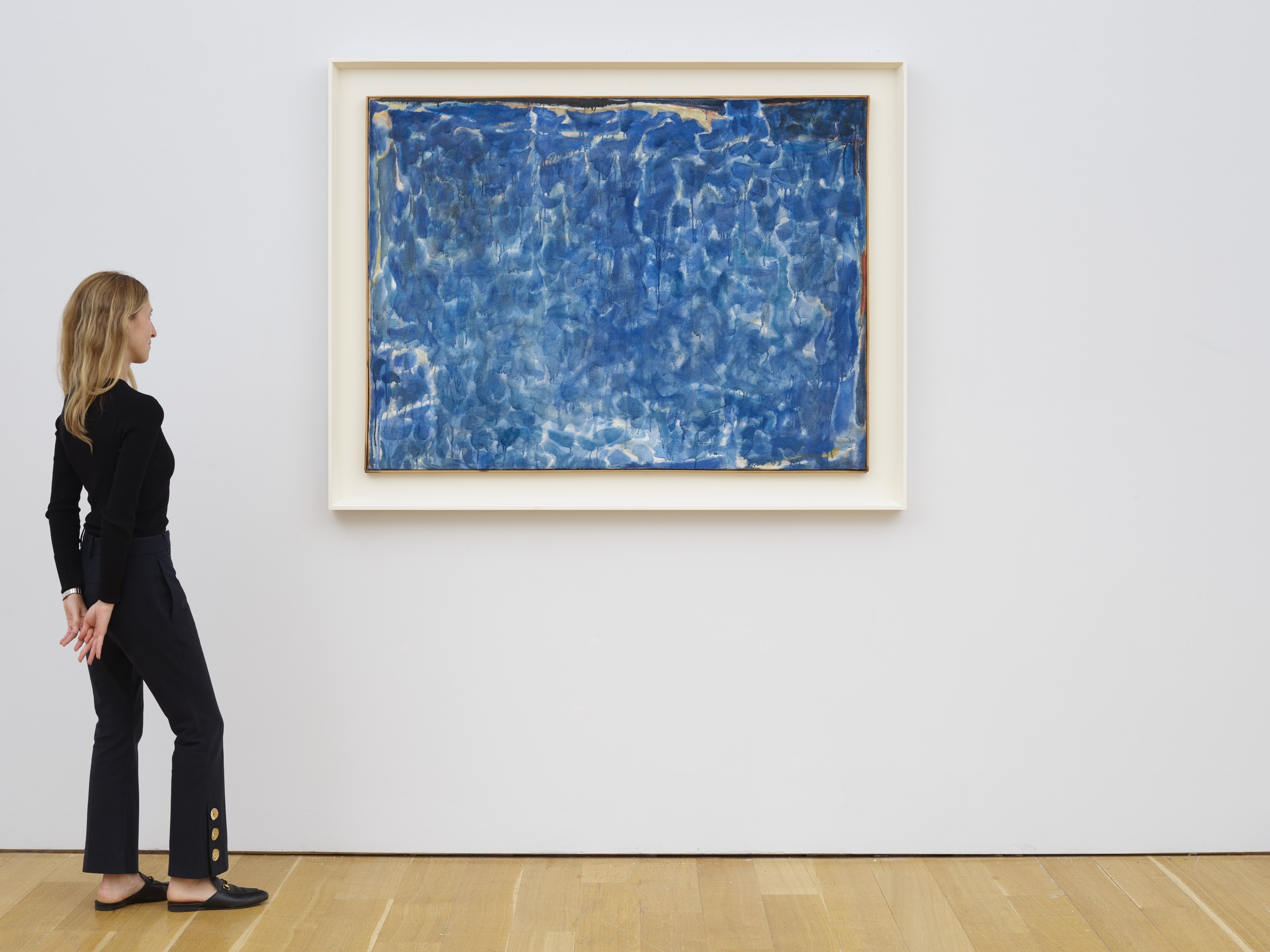 Sam Francis | Blue Composition (Circa 1952) | MutualArt