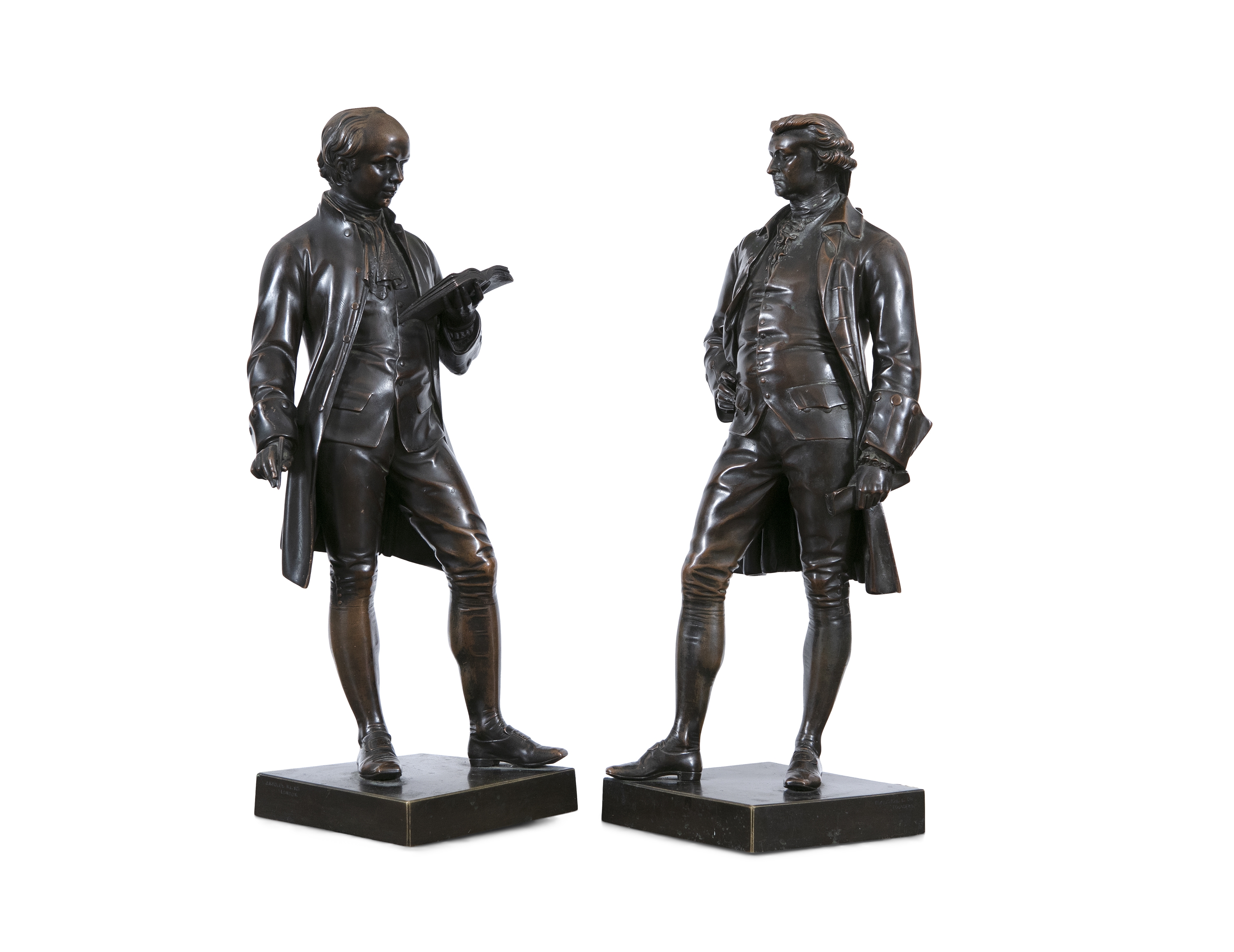 John Henry Foley | Statues of Oliver Goldsmith and Edmund Burke (1863 ...