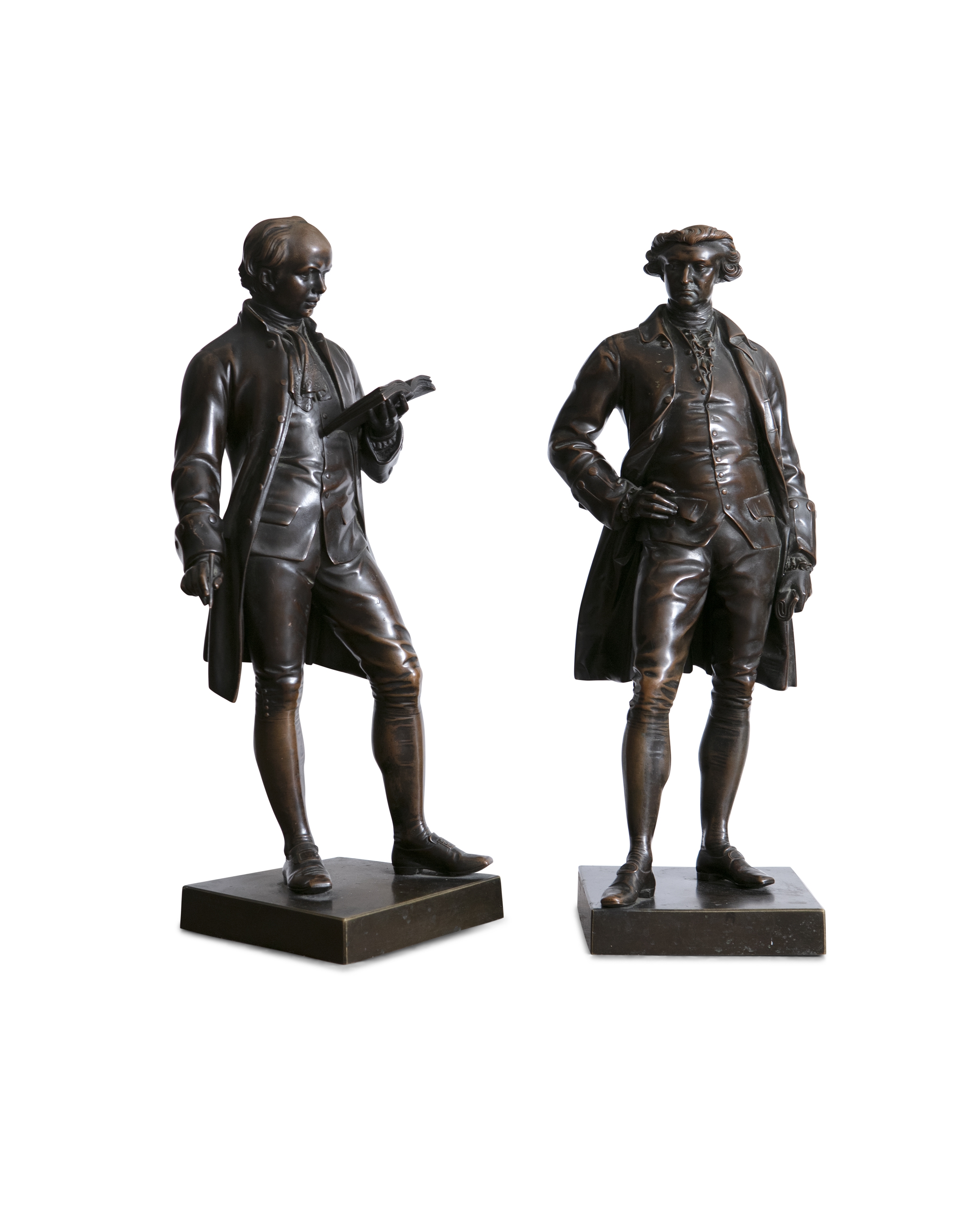 John Henry Foley | Statues of Oliver Goldsmith and Edmund Burke (1863 ...