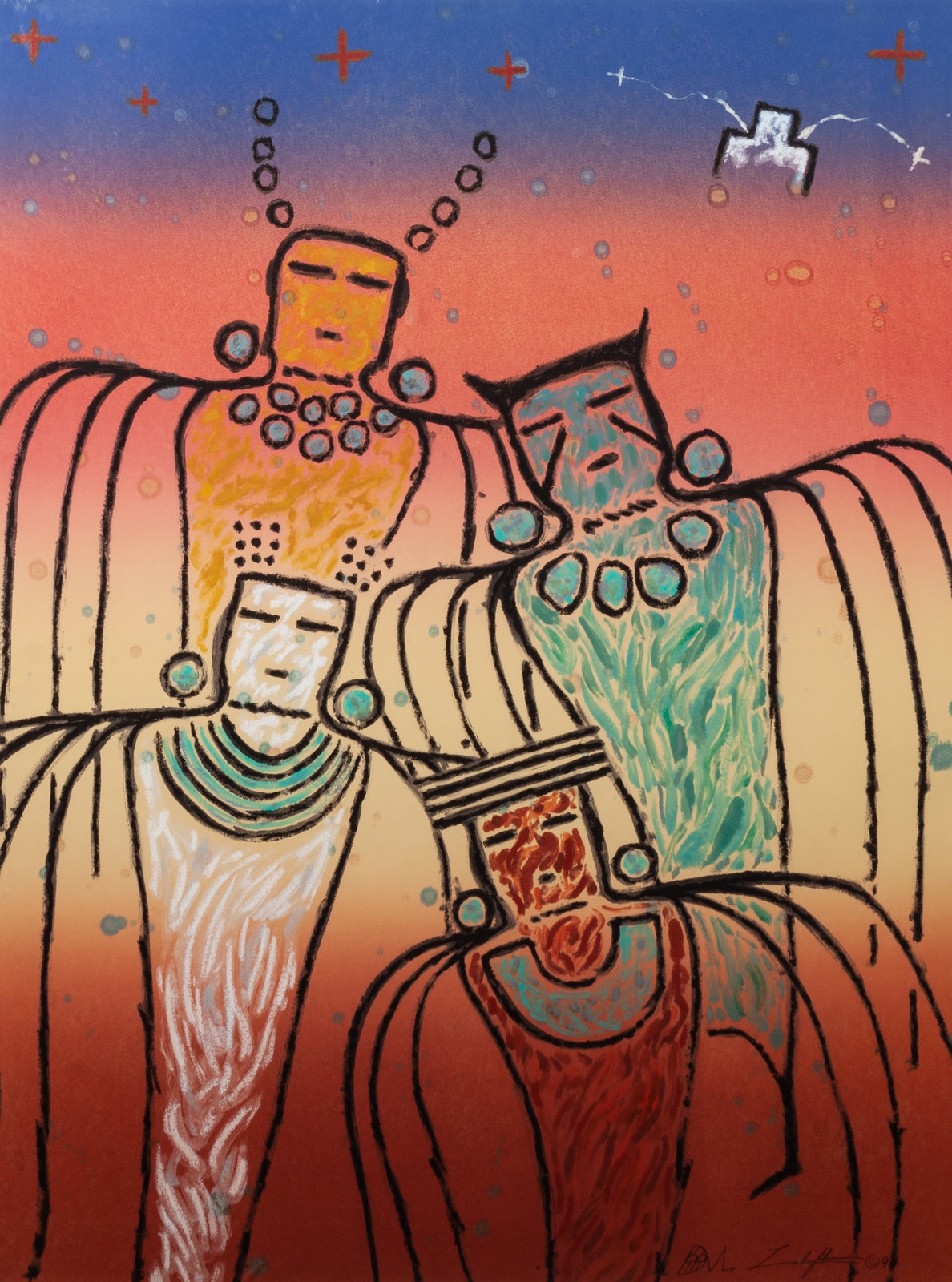 Dan Lomahaftewa | Rain Myth II | MutualArt