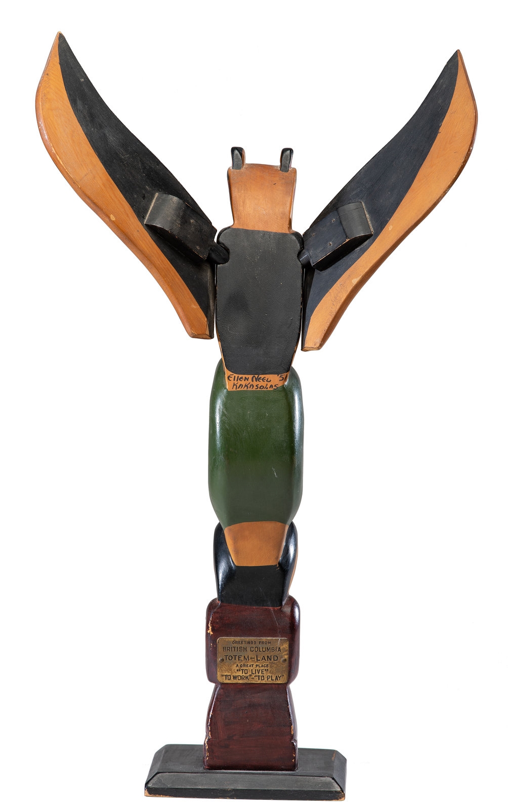 Ellen Neel | Model Totem Pole (1951) | MutualArt