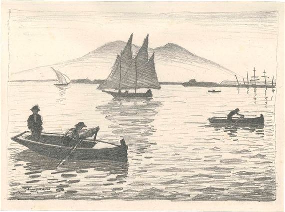 Albert Marquet | The port of Naples (1923) | MutualArt