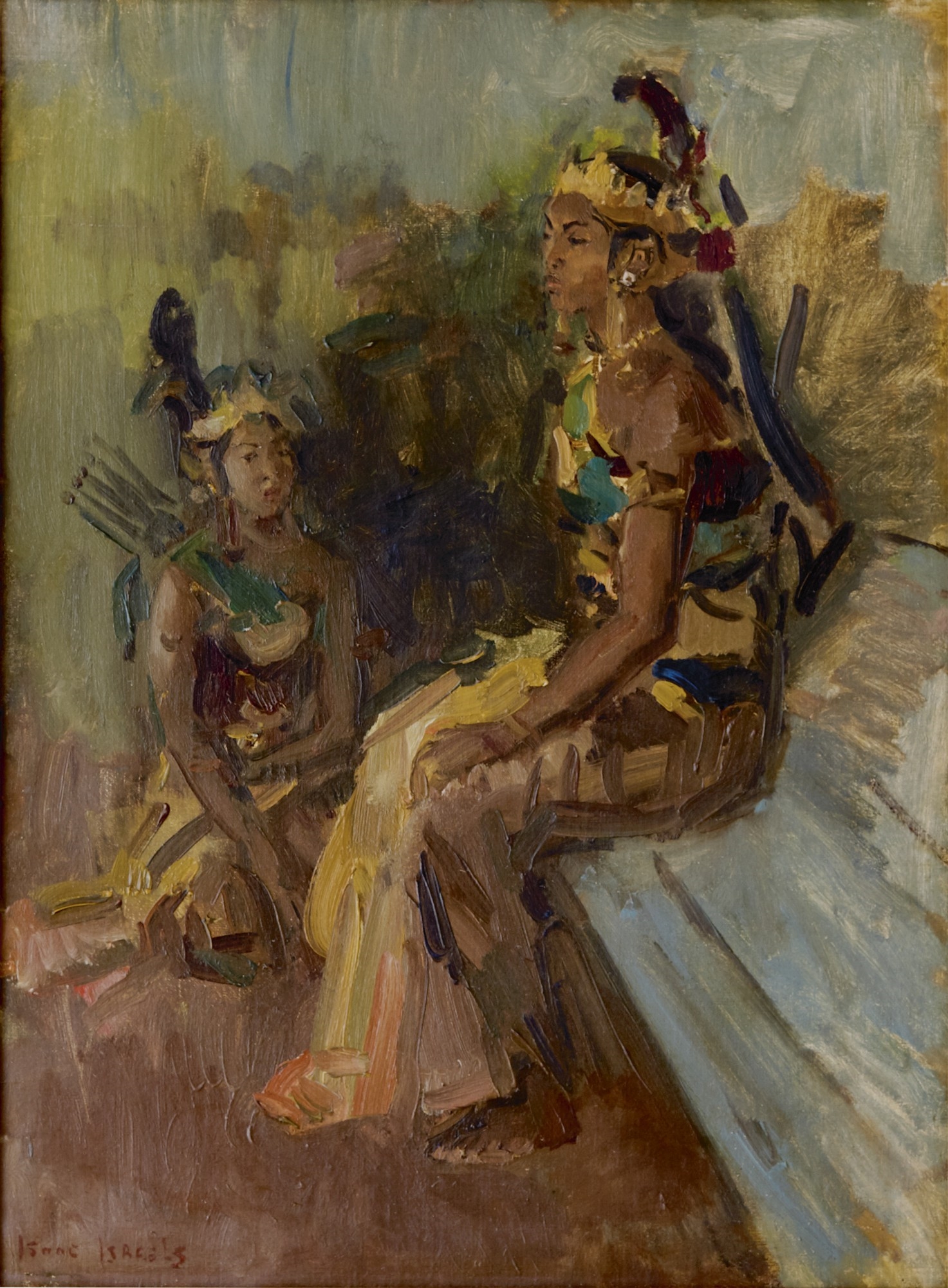 Isaac Israëls | TWO JAVANESE LADIES | MutualArt