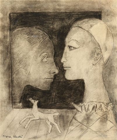 Mara Rucki | Les comédiens (1949) | MutualArt