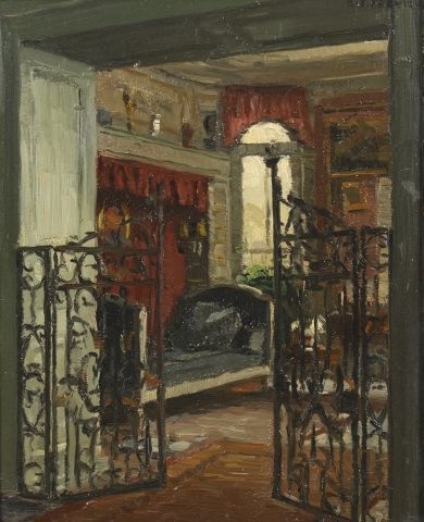 Robert Fernier | Intérieur de boudoir | MutualArt