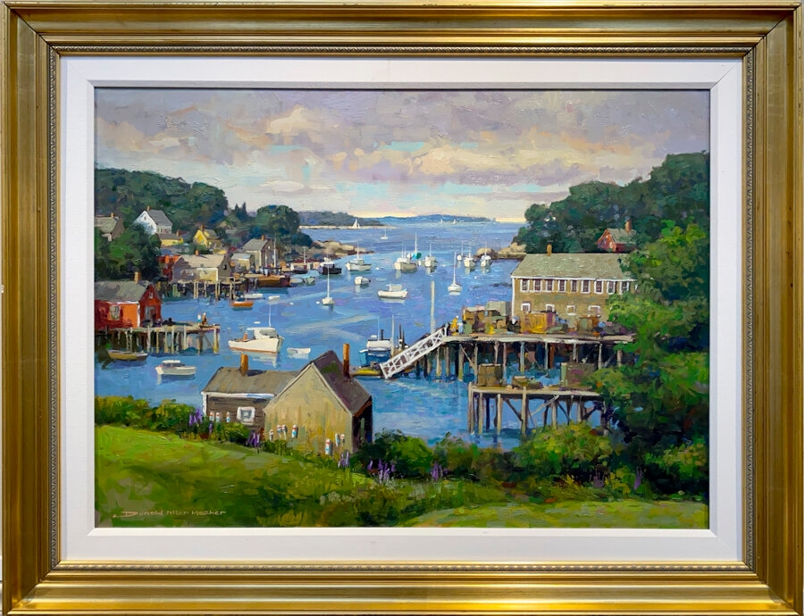 Donald Allen Mosher | New Harbor Summer | MutualArt