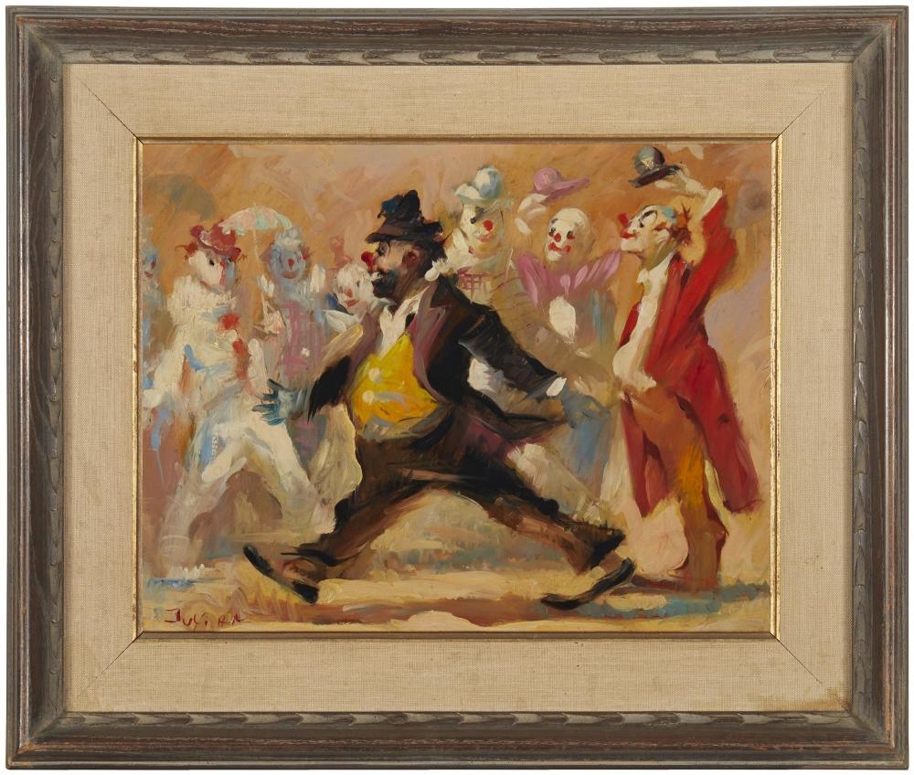 Julian Ritter | A group of clowns | MutualArt