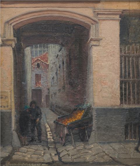 Dora Wilson | Old Orange Barrow (Circa 1927) | MutualArt