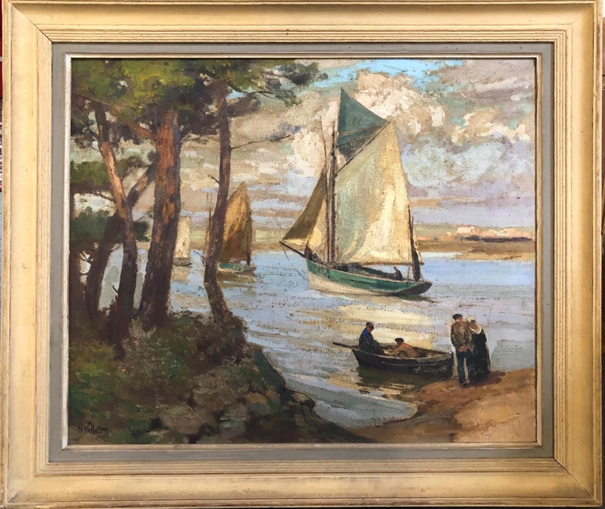 Henri Emile Vollet | LE DÉPART POUR LA PÊCHE À BORD DES THONIERS ...