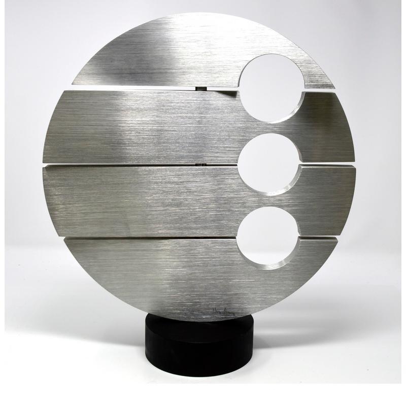 Jean-Jacques Besner | Aluminum rotating 4 piece modern sculpture ...