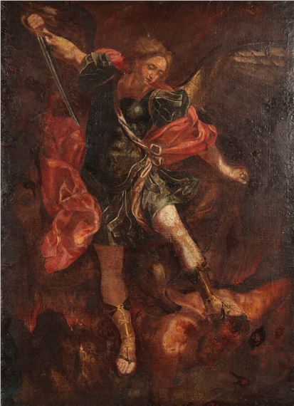 Guido Reni | Saint Michael the Archangel | MutualArt