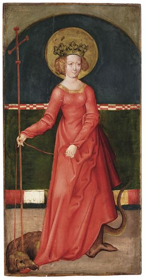 German School, 19th Century | Saint Margaret of Antioch (Circa 1520 ...