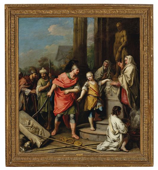 Jacopo Amigoni | Hannibal Swearing Eternal Enmity to Rome | MutualArt