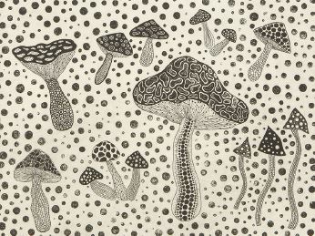Yayoi Kusama | Mushrooms (1995) | MutualArt