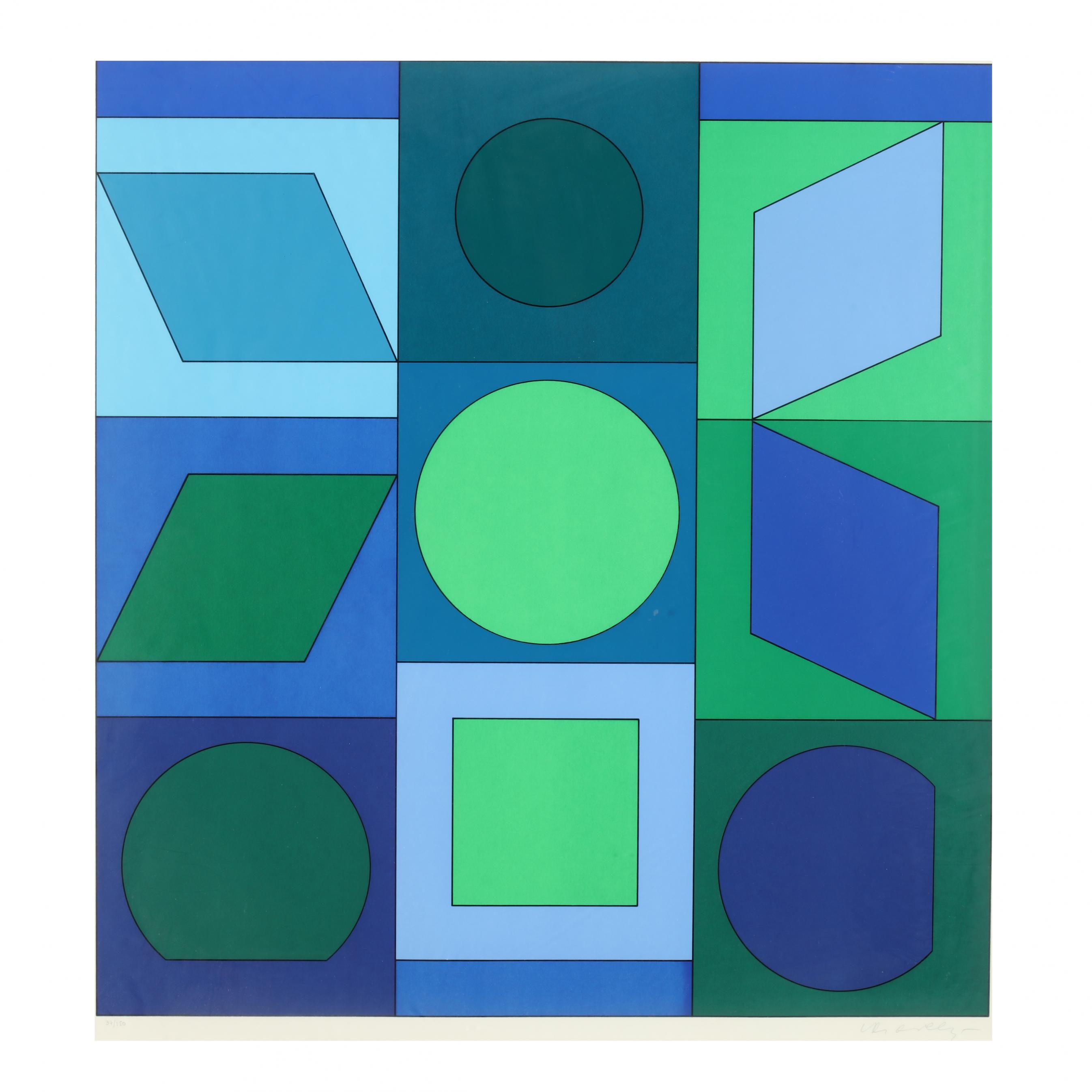 Victor Vasarely | Alphabet V. B. (1960) | MutualArt