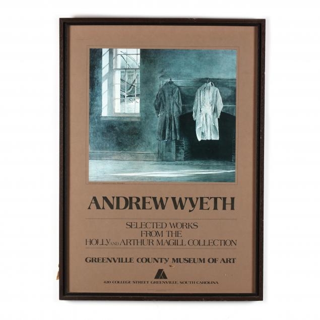 Andrew Wyeth | A Vintage Andrew Wyeth Exhibition Poster (1979) | MutualArt