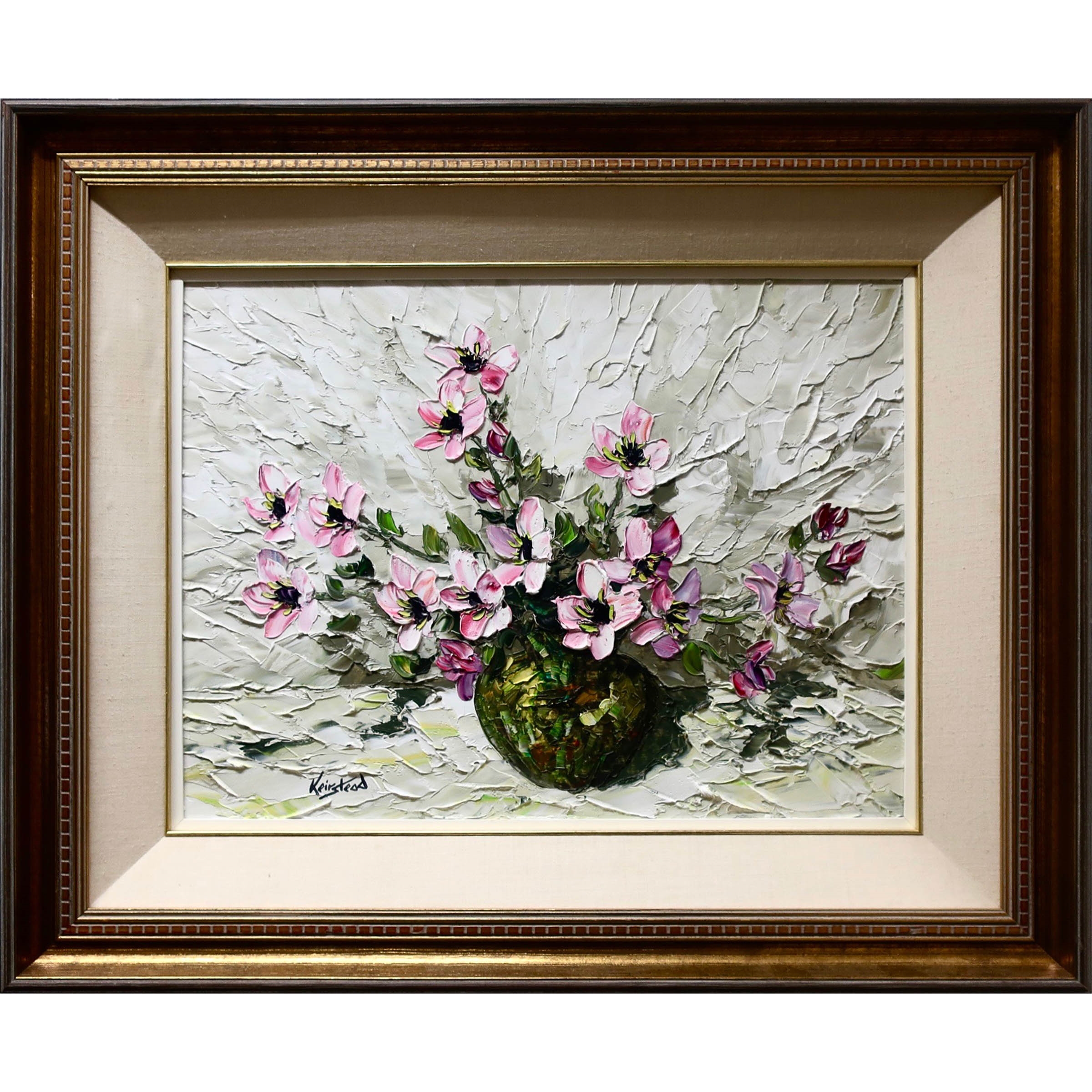 James Lorimer Keirstead | STILL LIFE - PINK FLOWERS | MutualArt