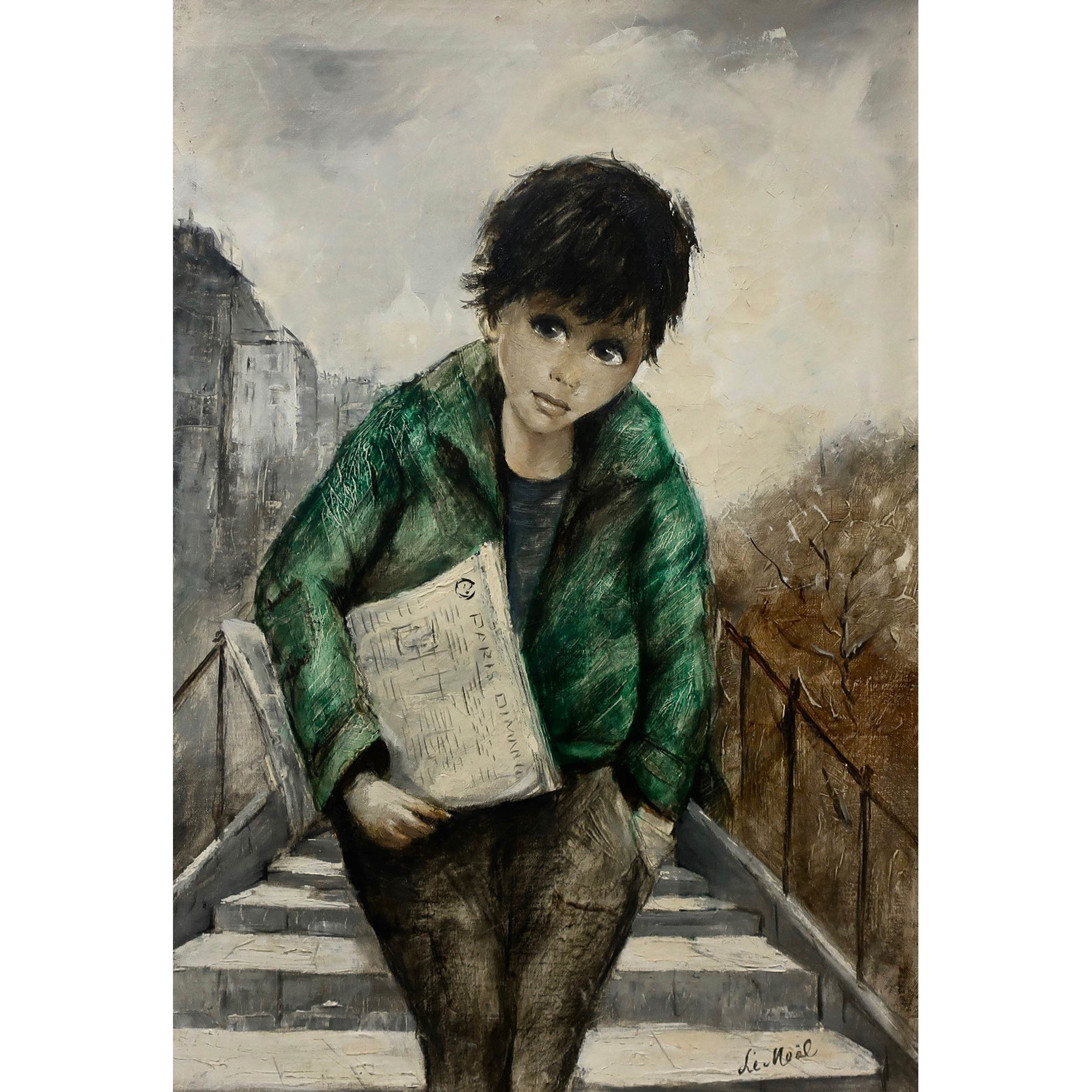 Jean Le Moal | UNTITLED (YOUNG PAPERBOY) | MutualArt