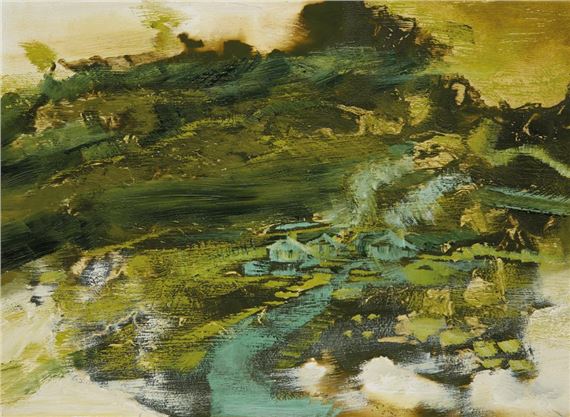 Suzanne Goldberg | Settlement in High Country (1986) | MutualArt