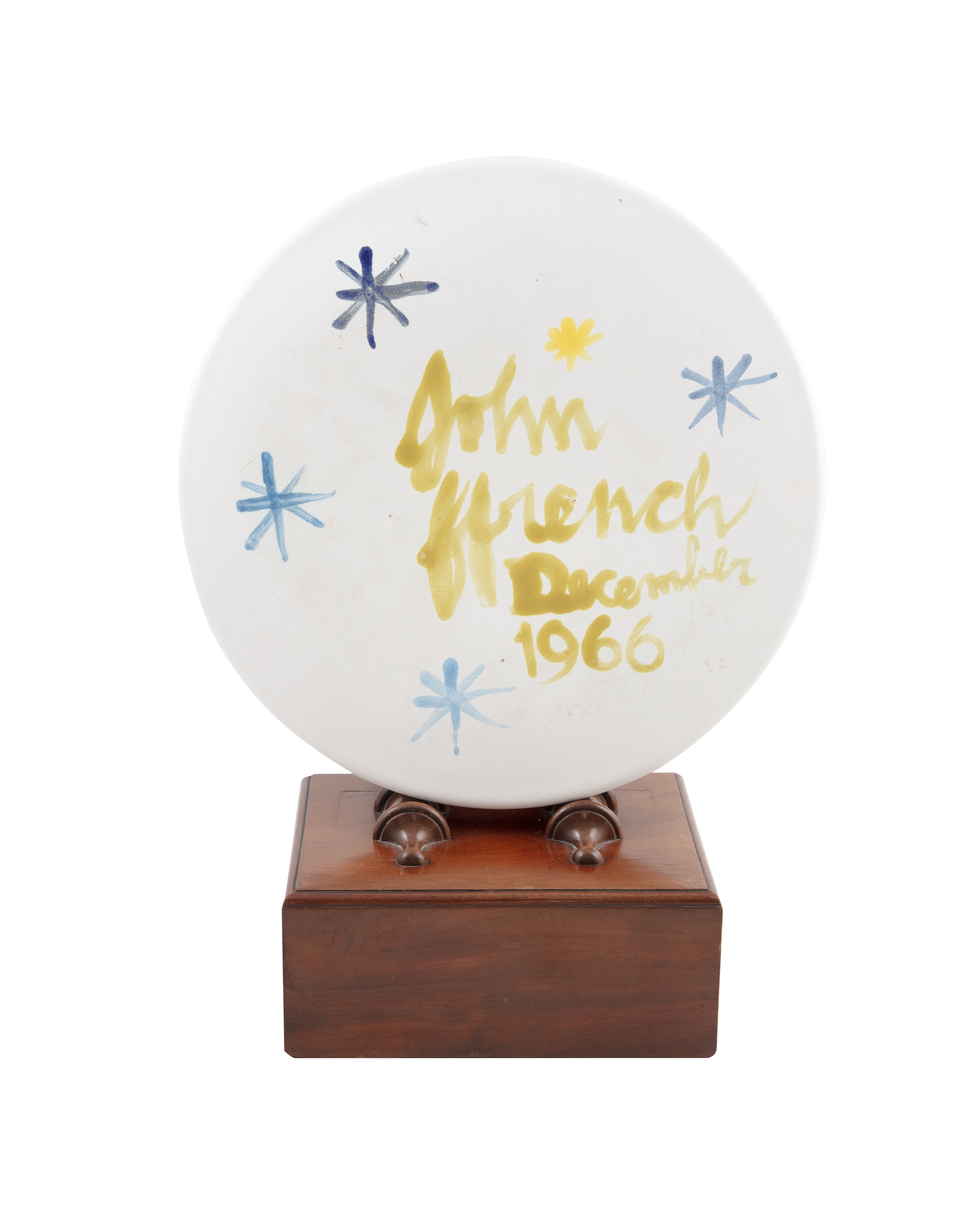 John Ffrench | A modern Irish Art Pottery circular plaque | MutualArt