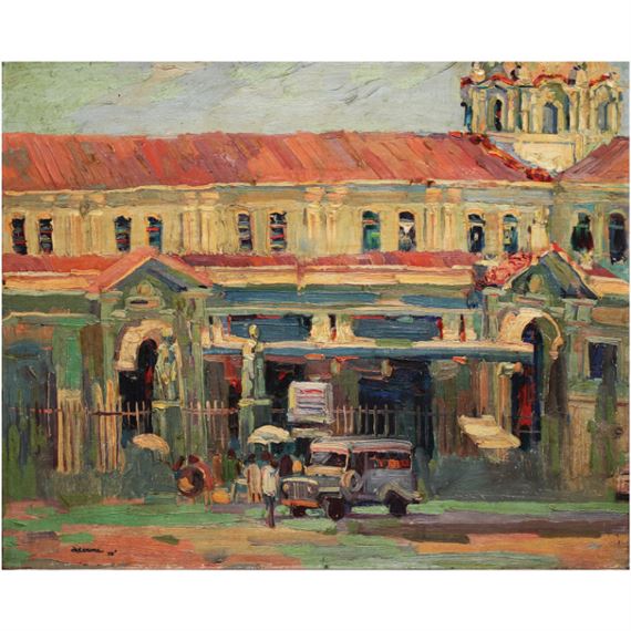 Ibarra dela Rosa | Quiapo Church (1970) | MutualArt