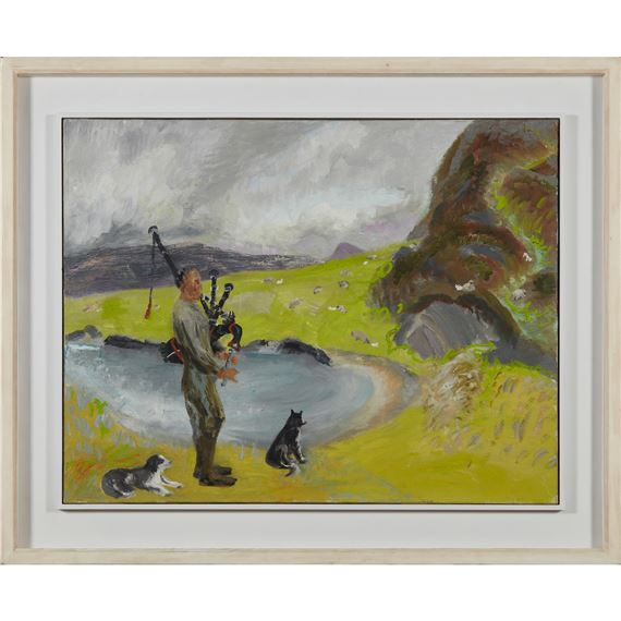 Nicholson Winifred | The Piper who played the Retreat at Tobruk | MutualArt