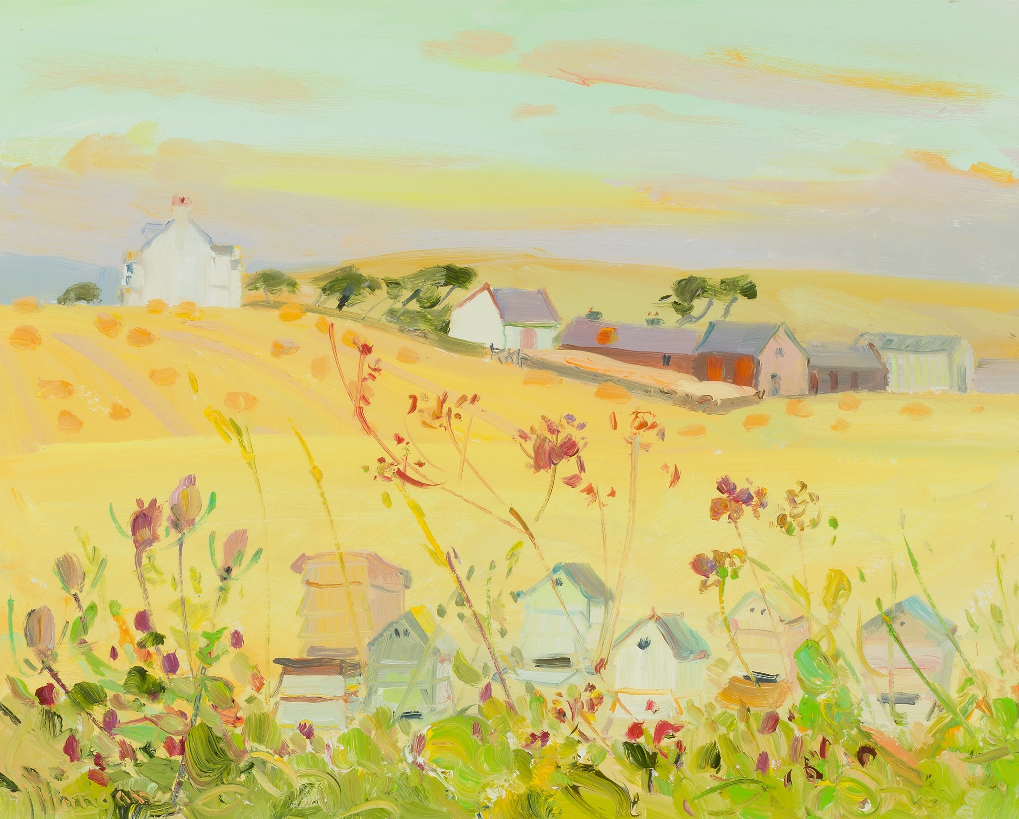 James Harrigan | BEEHIVES AT CHAPELDONAN | MutualArt