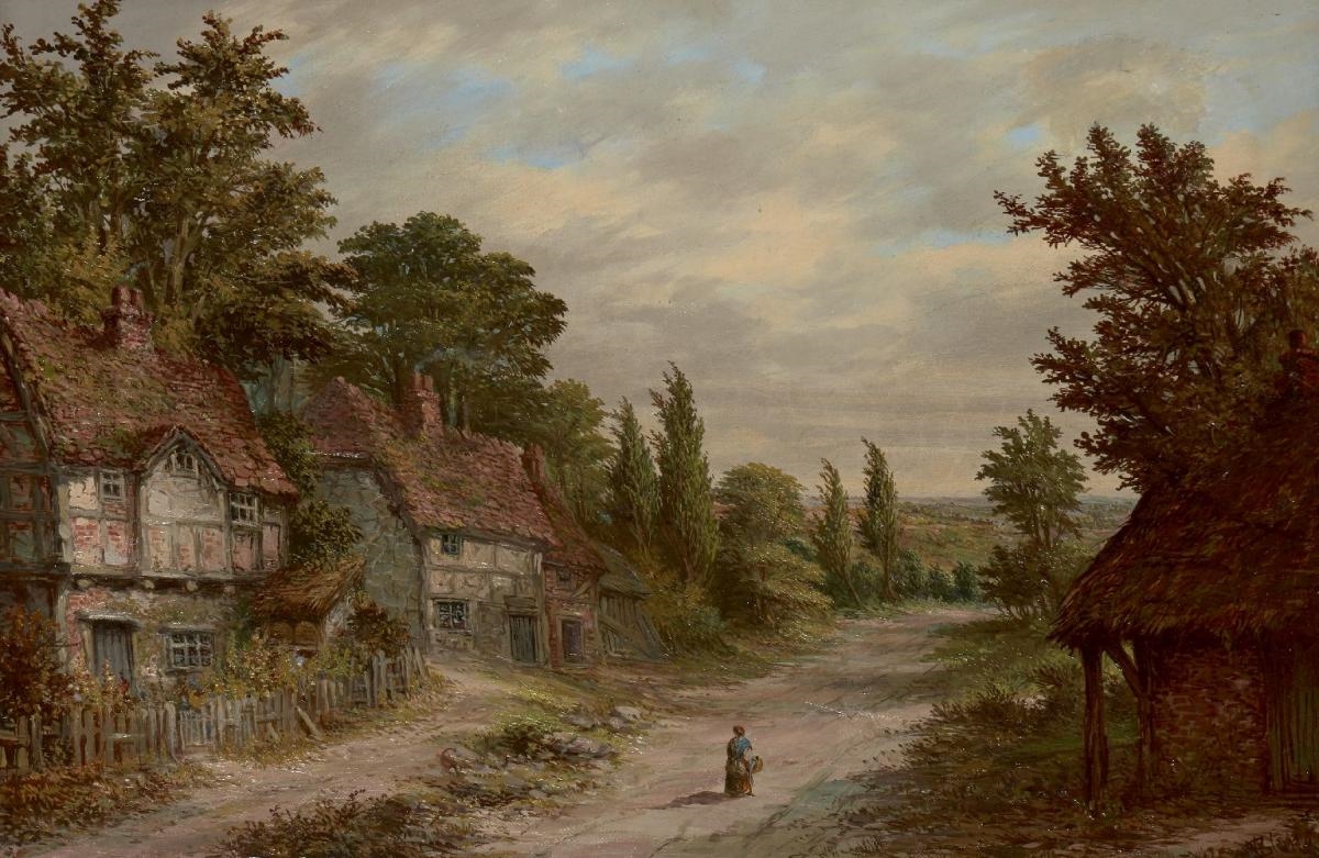 William Stone | Cottage on the river side | MutualArt