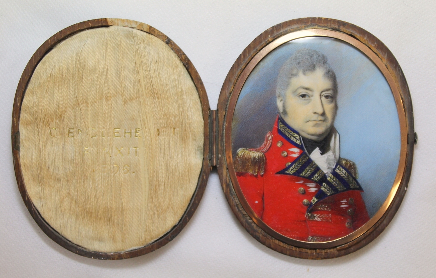 George Engleheart | Portrait of Lieu. Colonel George Collier in a ...