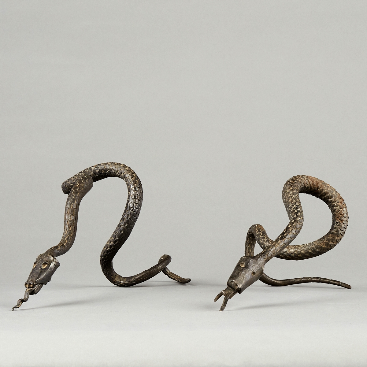 American School, 20th Century | Pr . American Folk Art Hand Snakes ...
